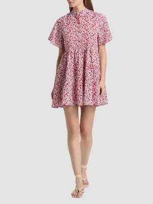 RO'S GARDEN Vibeka Floral Cotton Minidress