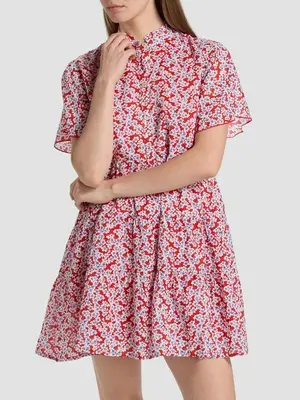 RO'S GARDEN Vibeka Floral Cotton Minidress