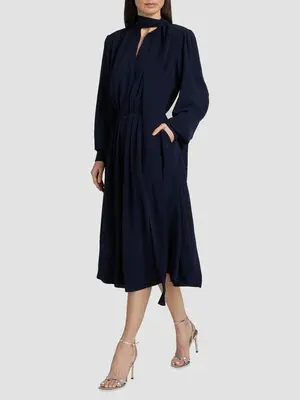 Ronny Kobo Outlander X Adair Tieneck Midi-dress