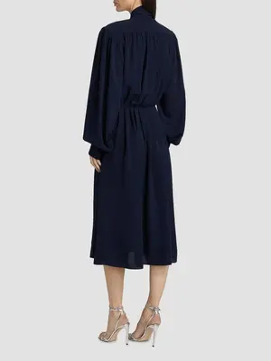 Ronny Kobo Outlander X Adair Tieneck Midi-dress