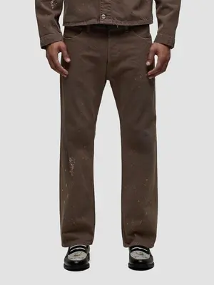 Hudson Jeans Rylan Paint-splatter Straight-leg Jeans