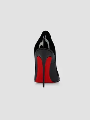 CHRISTIAN LOUBOUTIN La Pigalle 120mm Patent Leather Pumps - Black