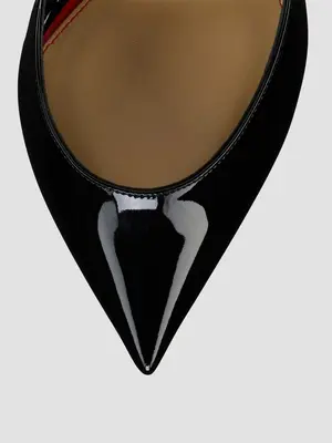 CHRISTIAN LOUBOUTIN La Pigalle 120mm Patent Leather Pumps - Black