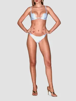 FLEUR DU MAL Le Stretch Gloss Scalloped T-shirt Bra
