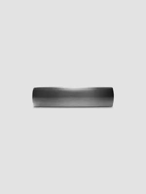 David Yurman Streamline Band Ring In Anthracite Titanium, 6.2mm