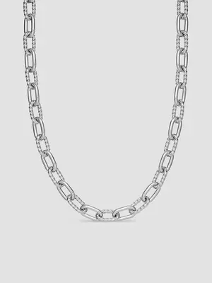 David Yurman Dy Madison Chain Necklace In Sterling - Silver