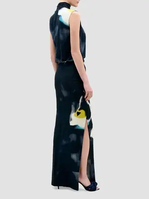 Silvia Tcherassi Cody Floral Draped Maxi Dress