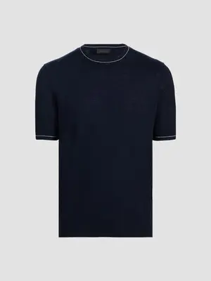 SAKS FIFTH AVENUE Bouclé Crewneck Top