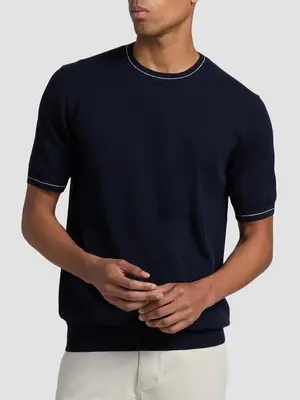 SAKS FIFTH AVENUE Bouclé Crewneck Top
