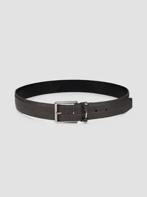 CHRISTIAN LOUBOUTIN Chambeliss Patinated Leather Belt