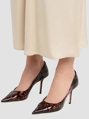 JIMMY CHOO Love 85mm Tortoiseshell-print Pumps