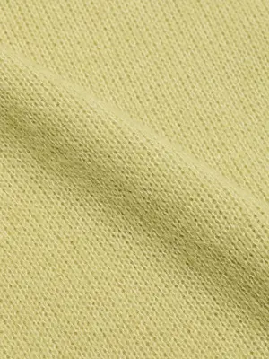 THE ELDER STATESMAN Nimbus Calla Cashmere-cotton Crewneck Sweater