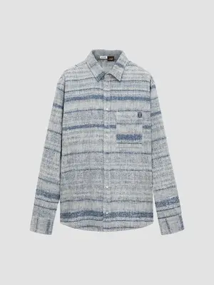 Loewe X Paula's Ibiza Striped Long-sleeve Shirt - Blue