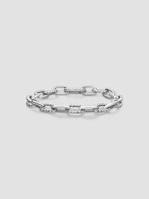 David Yurman Dy Madison Chain Bracelet In Sterling - Silver