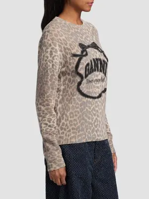 GANNI Graphic Wool Sweater