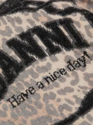 GANNI Graphic Wool Sweater