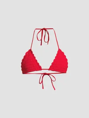 Beach Riot Crochet Winona Swim Top