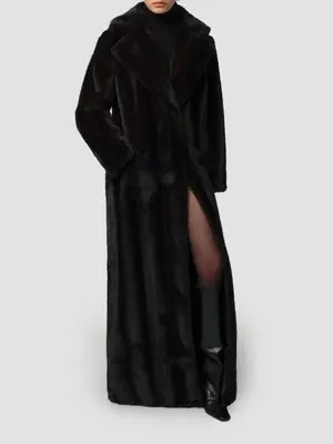 Apparis Gabrielle Faux Fur Long Coat