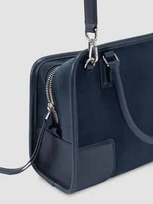 Loewe Amazona Small Suede Top Handle Bag