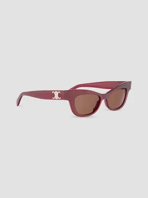 Celine Triomphe 19 53mm Cat-eye Sunglasses Brown