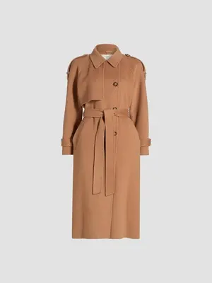Cami Nyc Yennifer Wool-cashmere Belted Trench Coat