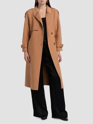 Cami Nyc Yennifer Wool-cashmere Belted Trench Coat