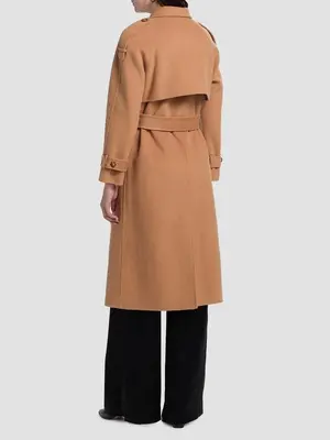 Cami Nyc Yennifer Wool-cashmere Belted Trench Coat