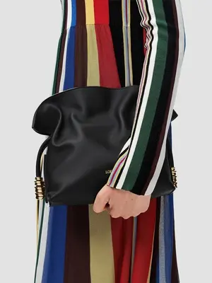 Loewe Coil Flaco Mini Leather Clutch