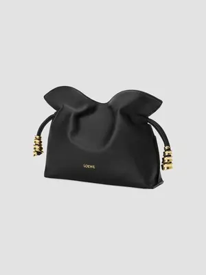 Loewe Coil Flaco Mini Leather Clutch
