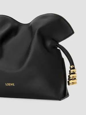 Loewe Coil Flaco Mini Leather Clutch