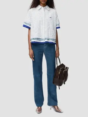 Loewe Mixed Stripe Cotton-blend Shirt