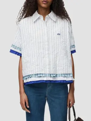 Loewe Mixed Stripe Cotton-blend Shirt