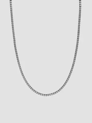 David Yurman Tennis Necklace In Black Titanium - Diamond