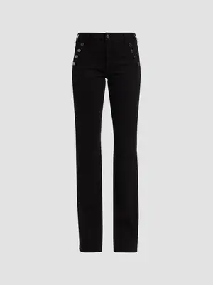 Ramy Brook Helena High-rise Bootcut Jeans - Black