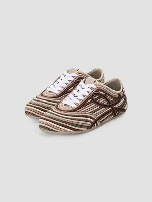 Loewe X Paula's Ibiza Yago Logo Low-top Sneakers