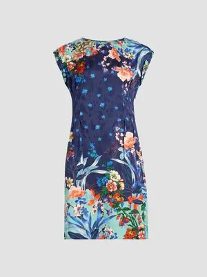 Johnny Was Carice Printed Jacquard Minidress