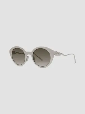 Loewe Coil 48mm Round Sunglasses - Grey