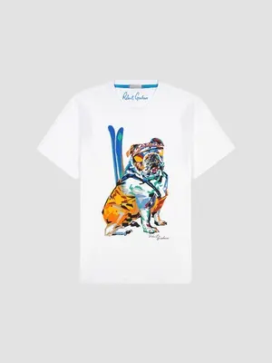 Robert Graham Ski Graham Graphic T-shirt - White