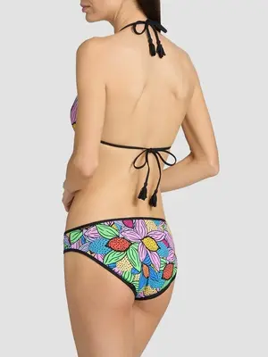 Johnny Was X Ashley Percival Zephra Halter Bikini Top