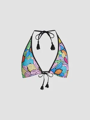 Johnny Was X Ashley Percival Zephra Halter Bikini Top - Aphra