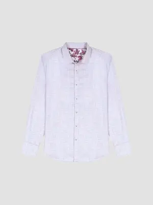 Robert Graham Edison Textured Cotton Shirt - Multi