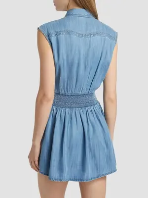 Ramy Brook Paxton Sleeveless Mini-shirtdress