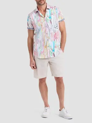Robert Graham Bellenden Woven Satin Shirt