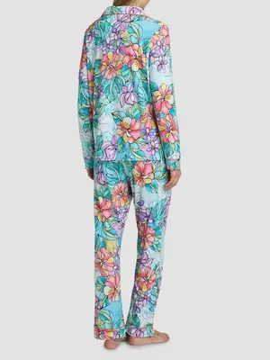 Johnny Was The Carly Floral Cotton-blend Pajamas