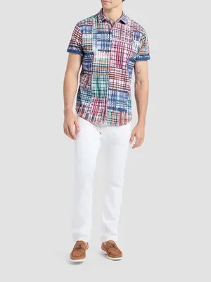 Robert Graham Murdoch Plaid Cotton Short-sleeve Shirt