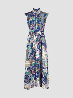 Robert Graham Sadie Paisley Floral Maxi Dress