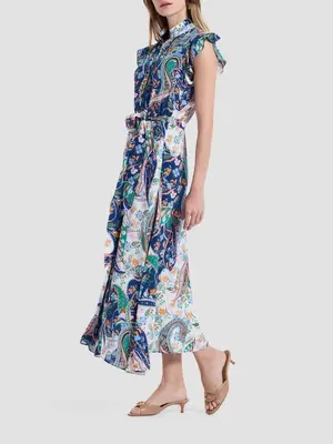 Robert Graham Sadie Paisley Floral Maxi Dress