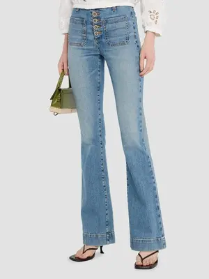 Ramy Brook Cindy High-rise Flare Jeans