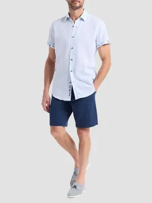 Robert Graham Brackenbury Cotton Short-sleeve Shirt