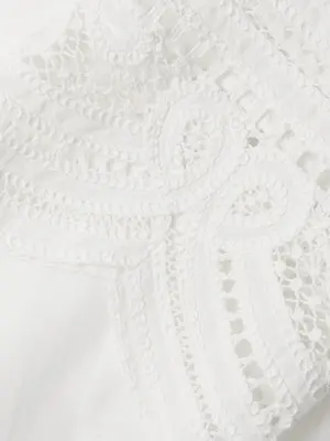 Ramy Brook Shamaya Eyelet-trimmed Swim Cover-up Top
